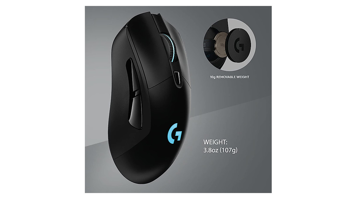 Logitech G703 Lightspeed Pro-Grade Wireless Gaming Mouse, 16000 DPI ...
