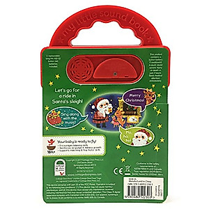 Jingle Bells 3-Button Sound Christmas Board Book for Babies and Toddlers