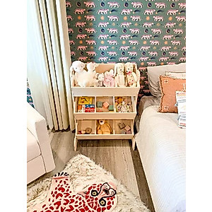 Bush Acres Montessori Organizer – Storage for Toddlers Supplies - Wooden Furniture – Playroom Storage – Playroom Organization