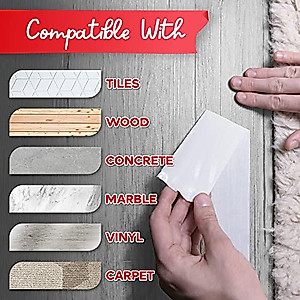 XFasten Double Sided Carpet Tape for Area Rugs 2 Inch x 10 Yards 1” Core Residue-Free Carpet Double Sided Rug Tape for Laminate Floors, Rug Tape Gripper for Carpet, Tape for Hardwood Floors