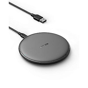 Anker Wireless Charger, 313 Wireless Charger (Pad), Qi-Certified 10W Max for iPhone 14/14 Pro/14 Pro Max/13/13 Pro Max, AirPods (No AC Adapter, Not Compatible with MagSafe Magnetic Charging)