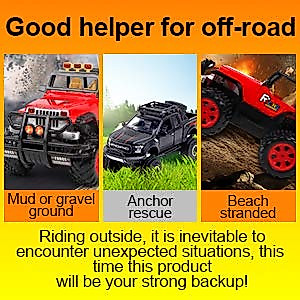 VGEBY RC Car Winch, 1:10 RC Scale Electric Metal Winch RC Model Vehicle Winch Compatible for SCX10 D90 D110 TF2 TRX4 KM2 Rc Winch Rcwinch