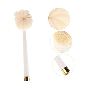 Healifty 2pcs Long Handle Bath Brush Body Cleansers Bath Back Brush Nubuck Cleaner Dry Brushing Body Brush Dual- Sided Back Brush Back Scrub Brush or White Back Scrubbers Body Shower Brush