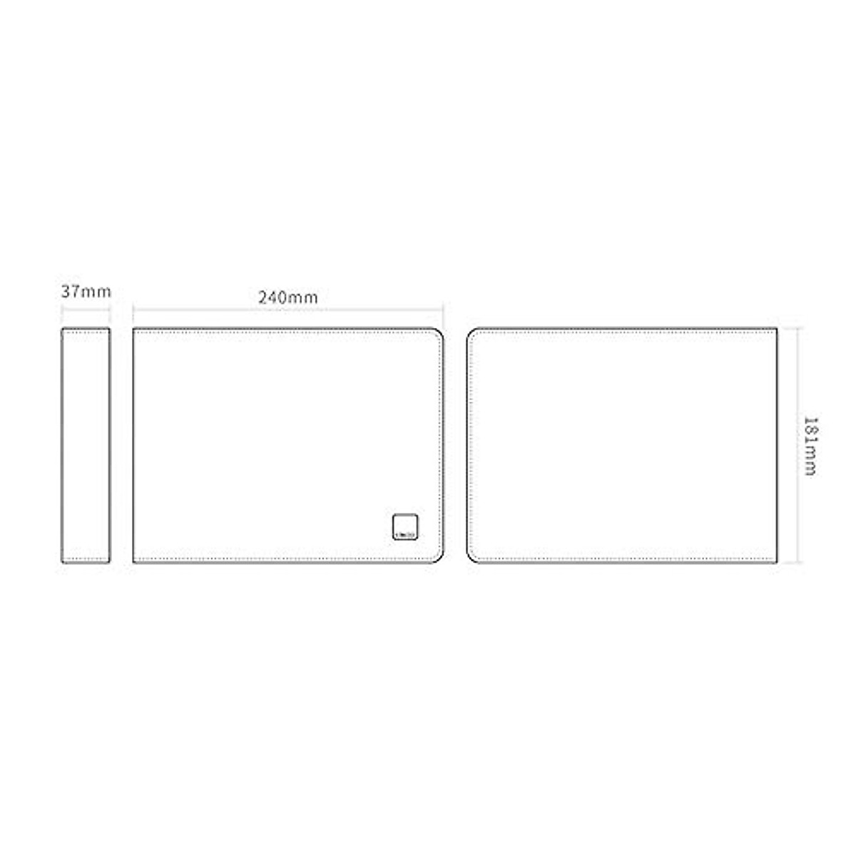 Lanxivi 20 Slots Fountain Pen Case Gray, Waterproof Canvas Pen Holder Display Pouch Bag by KACO