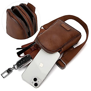 Wrangler Small Crossbody Sling Bag for Women Cross Body Purse Chest Bags for Travel