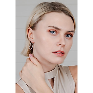 Sterling Silver Chain Wrap Clip-On Hoop Earrings, 30mm