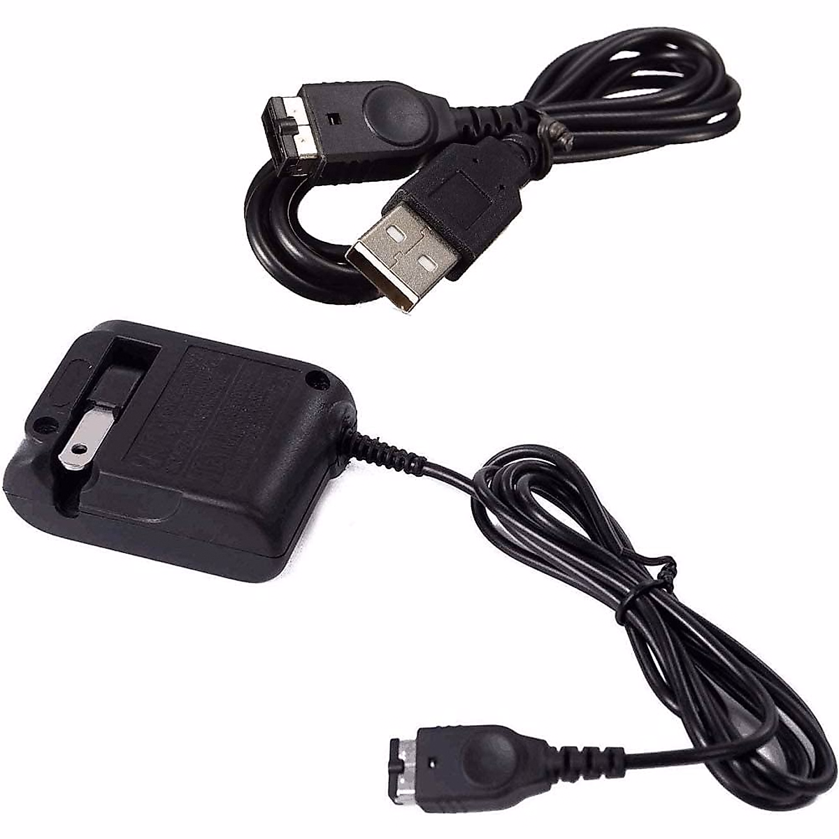 Charger Kits for Gameboy Advance SP, AC Adapter Supply Charging Cable and USB Charger Cord for Game Boy Advance SP Systems(GBA SP) and Nintendo DS