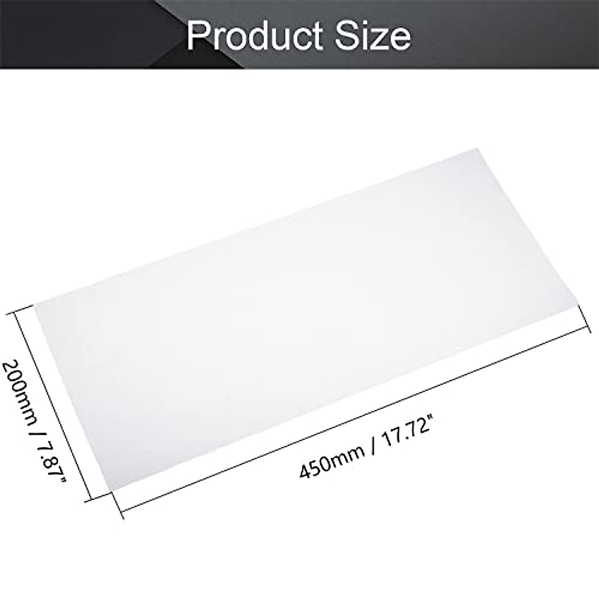 Othmro Shrink Bags, PVC Heat Shrink Wrap Bags, 20 x 45cm Shrinkable Wrapping Packaging Bags Industrial Packaging Sealer Bags,Light Blue 200pcs