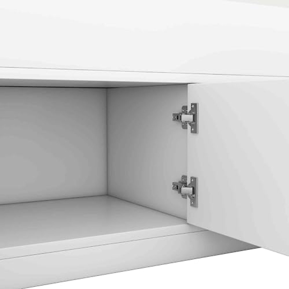 ATY Twin Size Platform Bed with Storage Headboard and 4 Pull-Out Drawers, Wooden Captain Bedframe w/Footboard & Cabinet, Save Space Design, No Box Spring Needed, White