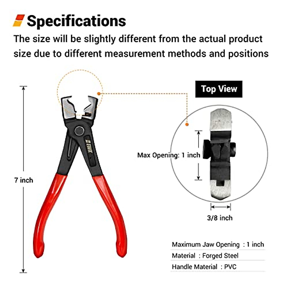 EWK Clic & Clic-R Collar Hose Clamp Pliers, CV Boot Clamp Pliers for Mercedes Benz BMW Audi VW