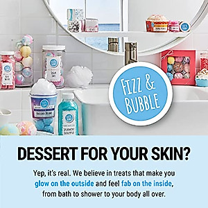 Fizz & Bubble Bath Truffles with Vitamin E, Avocado Oil, Epsom Salt, Witch Hazel & More - Bath Bomb Set - 9 Truffles - Spa