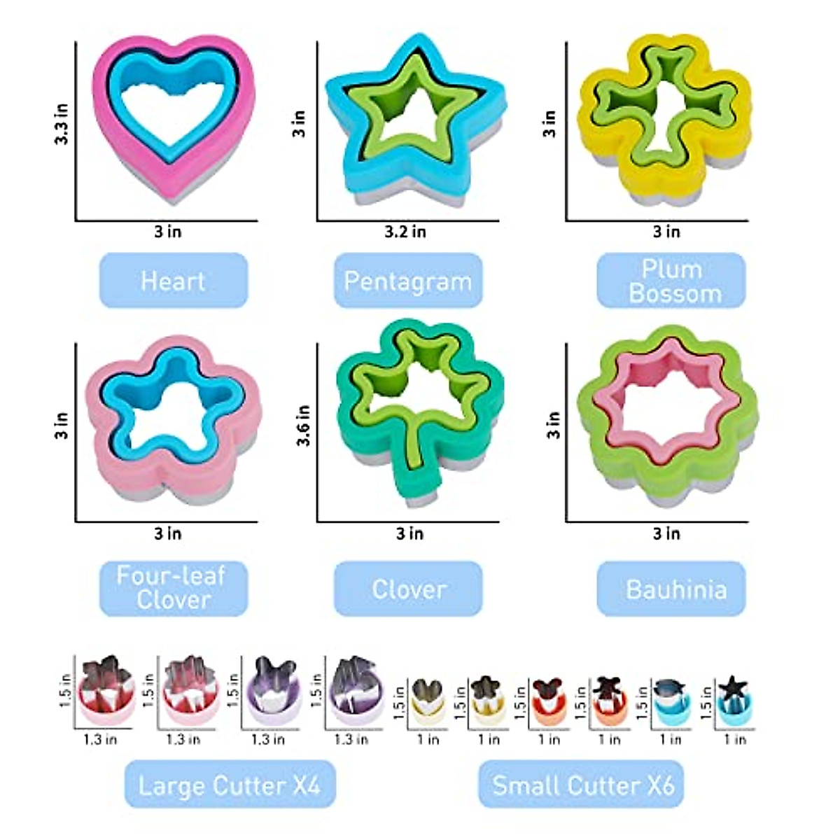 Sandwich Cutter And Sealer Set 29 Pcs, Plants Shaped Sandwich Cutter For Kids - Vegetable Fruit Food Cutters For Kids Lunch, Uncrustables Sandwich Maker, Cookie Cutters For Baking Christmas