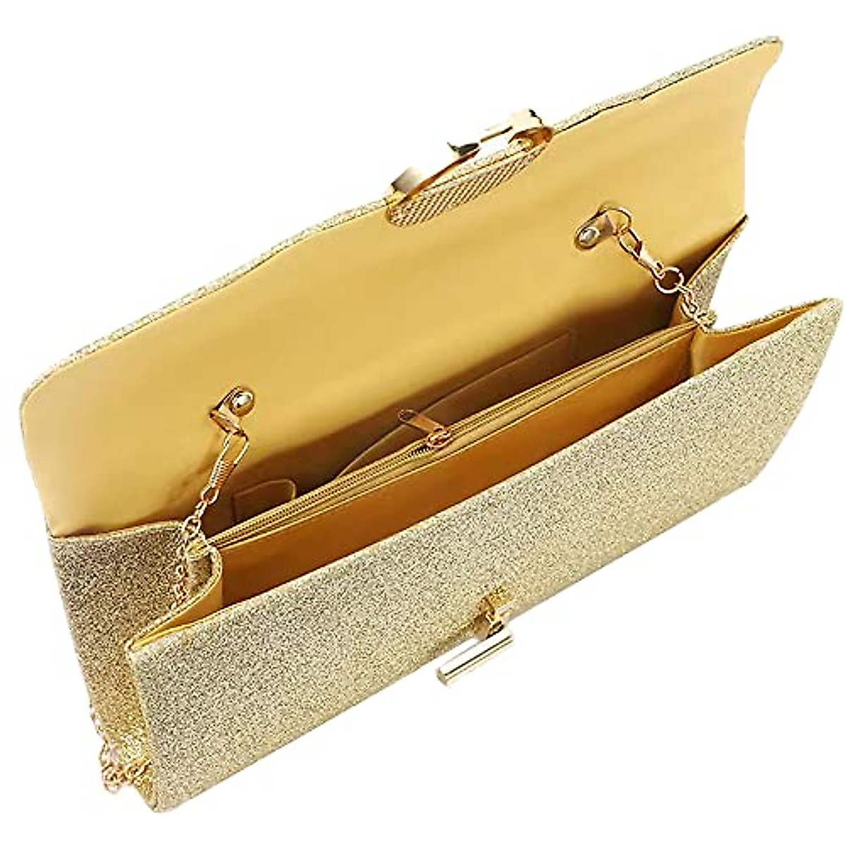 Nhicdns Clutch Purses for Women Evening Bags Envelope Clutch Handbags Wedding Party Prom Purse Black