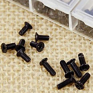 TONGCHAO Tchaosc 240 Pcs Notebook Computer M2 M2.5 M3 Screw Suit Micro-Type Digital Electronic Screw Metric System M2 M2.5 M3 Laptop Screw Set (Color : Black)