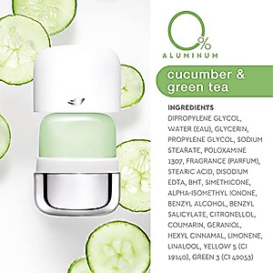 Dove Refillable Deodorant Starter Kit Deodorant For Women Cucumber & Green Tea 0% Aluminum 1.13 oz