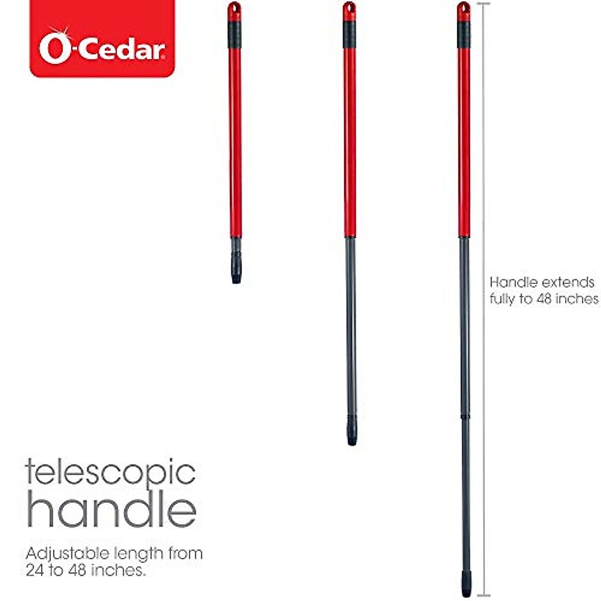 O-Cedar Replacement Handle, 1 Count, (Pack of 1)