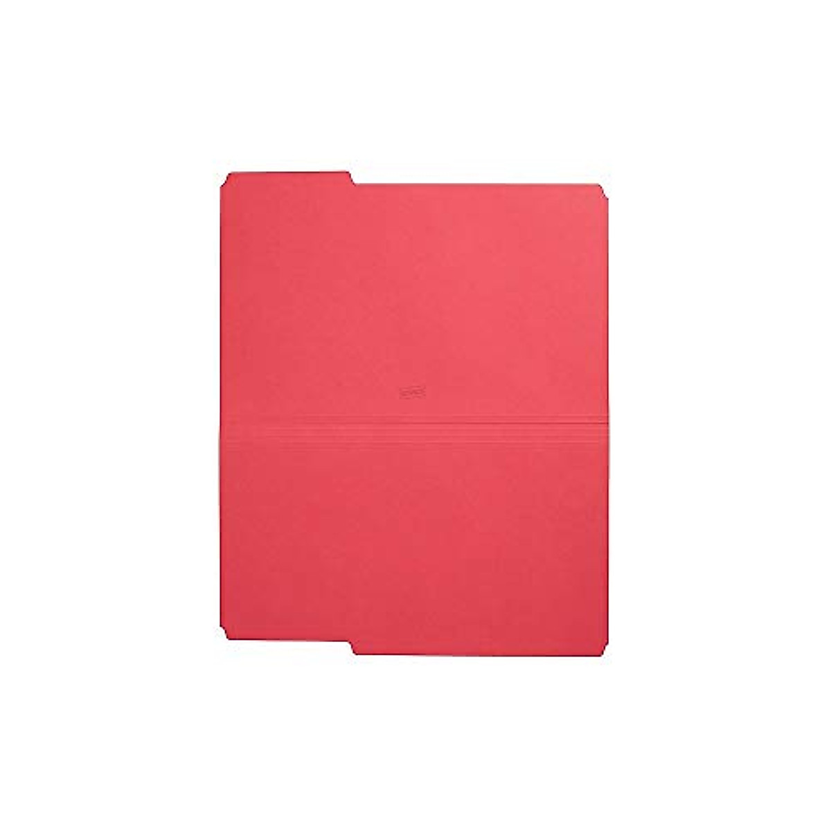 Staples 224550 Colored Top-Tab File Folders 3 Tab Red Legal Size 100/Pack