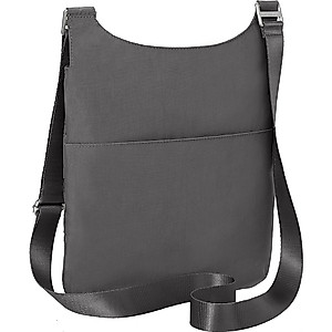 New Baggallini Women's Zipper - Big Purse Charcoal One Size