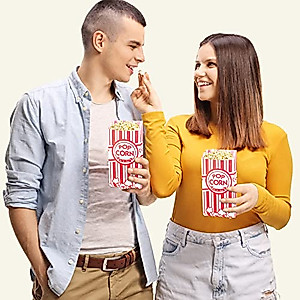 Essenya 602 PCS Popcorn Bags with Popcorn Scoop and Salt Shaker,1 oz Small Pop Corn Bags Popcorn Bags Individual Servings for Popcorn Machine Supplies Party Movie Night Theater