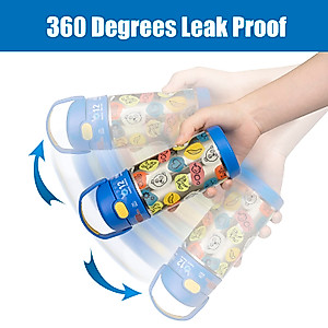 Greant 6 PCS Replacement Straws compatible with Thermos 12oz (Model F401 & F410), Replacement Part compatible with Thermos 12oz Bottles