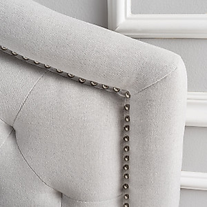 Christopher Knight Home Killian Fabric Headboard, Queen / Full, Light Grey