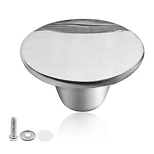 Uenhoy 4 Pcs Dutch Oven Knob Stainless Steel Pan Pot Lid Handle Replacement Knobs for Le Creuset, Aldi, Lodge and Other Enameled Dutch Oven, Silver