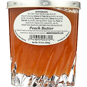 BRASWELLS Peach Butter, 12.5 OZ