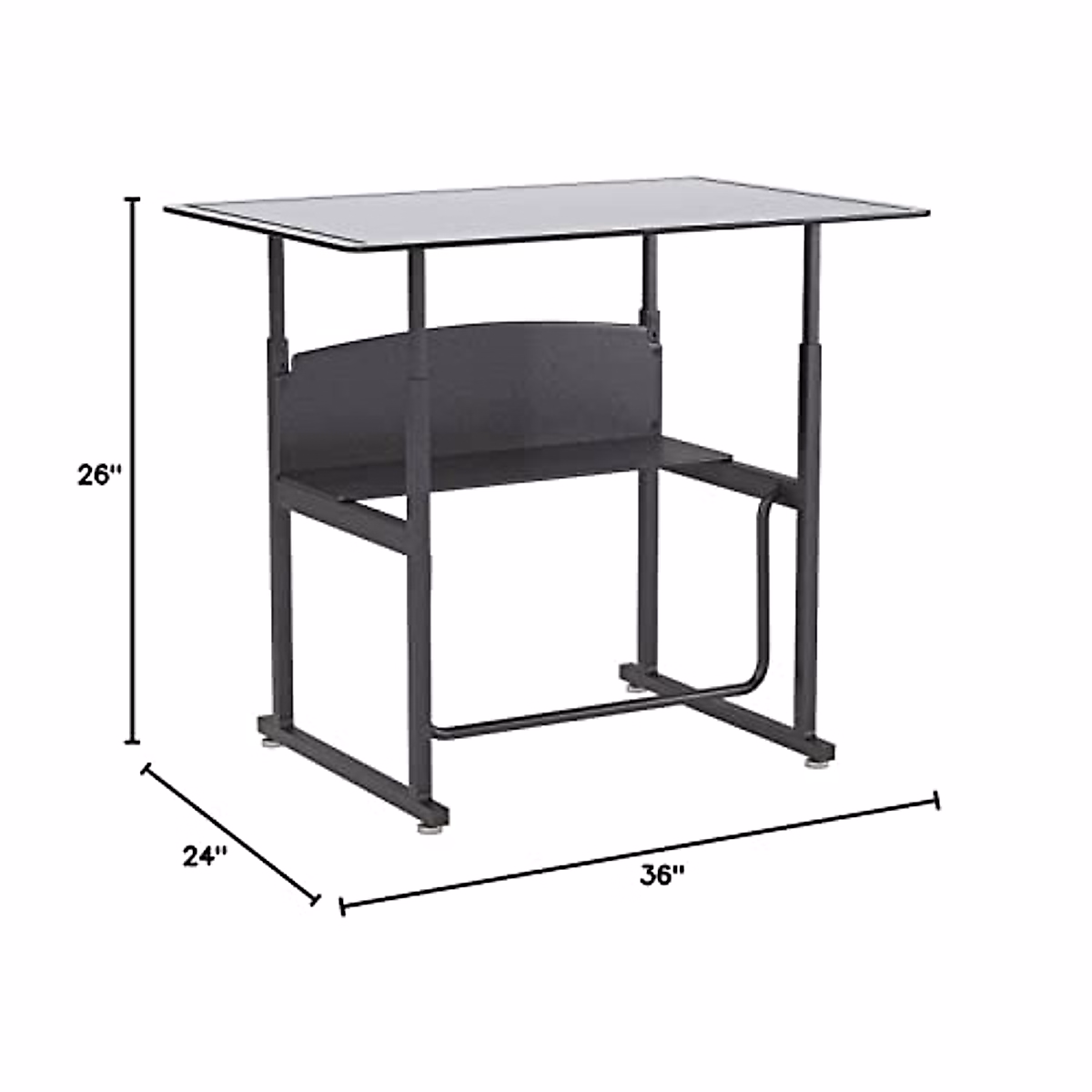 Safco Products 1208DE Alpha better Desk, Dry Erase