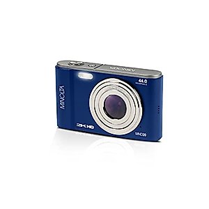 Minolta MND20 44 MP / 2.7K Ultra HD Digital Camera (Blue)