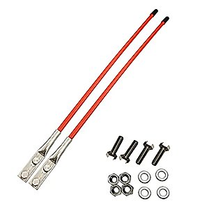 SUONE Snow Plow Blade Marking Guide Kit 27 '' Never Break 304 Stainless Steel Connector for Blizzard Boss SNO Western Snow Plow More Pickups SUV UTV ATV