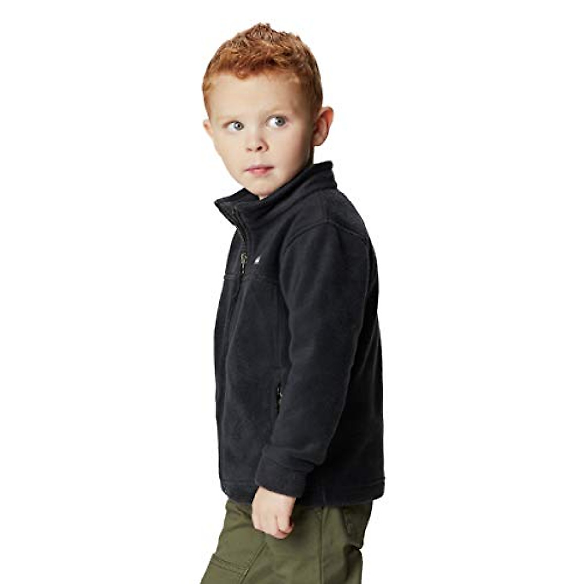 Columbia Toddler Boys Steens Mt II Fleece, Black, 3T