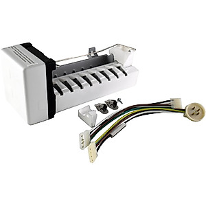 Edgewater Parts W10190966, AP6016628, PS11749920 Ice Maker Compatible with Whirlpool Refrigerator Fits Model# (ASD, BRS, CS2, ED2, ED5, IS2, ID5, MSD, TS2, WSR)