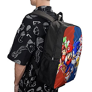 Cartoon 3D Printed Backpack,light And Large Capacity Travel Laptop Bags Anime Backpacks With Adjustable Straps