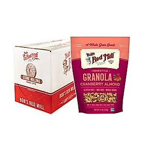 Bob's Red Mill Homestyle Cranberry Almond Granola, 11-ounce (Pack of 6)