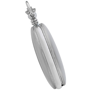 Gotham Men's Railway Classic Stainless Steel Analog Quartz Day/Date Hunter Pocket Watch # GWC14110S