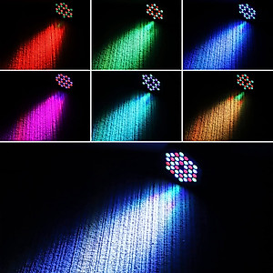Rechargeable Par Lights 36W RGB Battery Powered, Wireless LED Par Lights DJ Uplights Sound Activated Remote Control for Wedding Events Club Party Church Stage Lighting