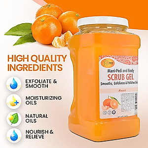Spa Redi Pedi Scrub Gel - Mandarin (Gal)
