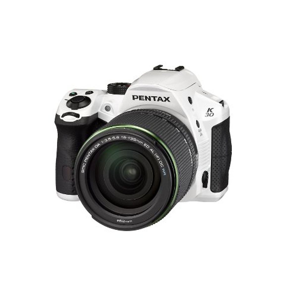 Pentax K-30 16 MP CMOS Digital SLR 18-135 WR Lens Kit Crystal White