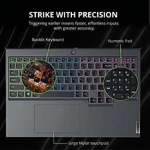 Lenovo 2022 Legion 5 Pro 16" QHD 165Hz Gaming Laptop, AMD Ryzen 7 5800H, 32GB RAM, 2TB PCIe SSD, NVIDIA GeForce RTX 3070, Backlit Keyboard, 720P Webcam, Grey, Win 11 Pro, 32GB SnowBell USB Card