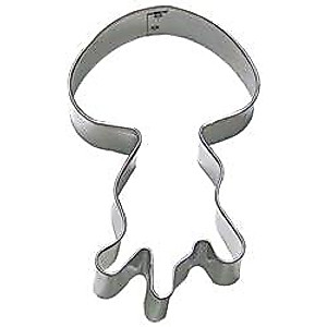 Jellyfish 3.5 Inch Cookie Cutter from The Cookie Cutter Shop – Tin Plated Steel Cookie Cutter