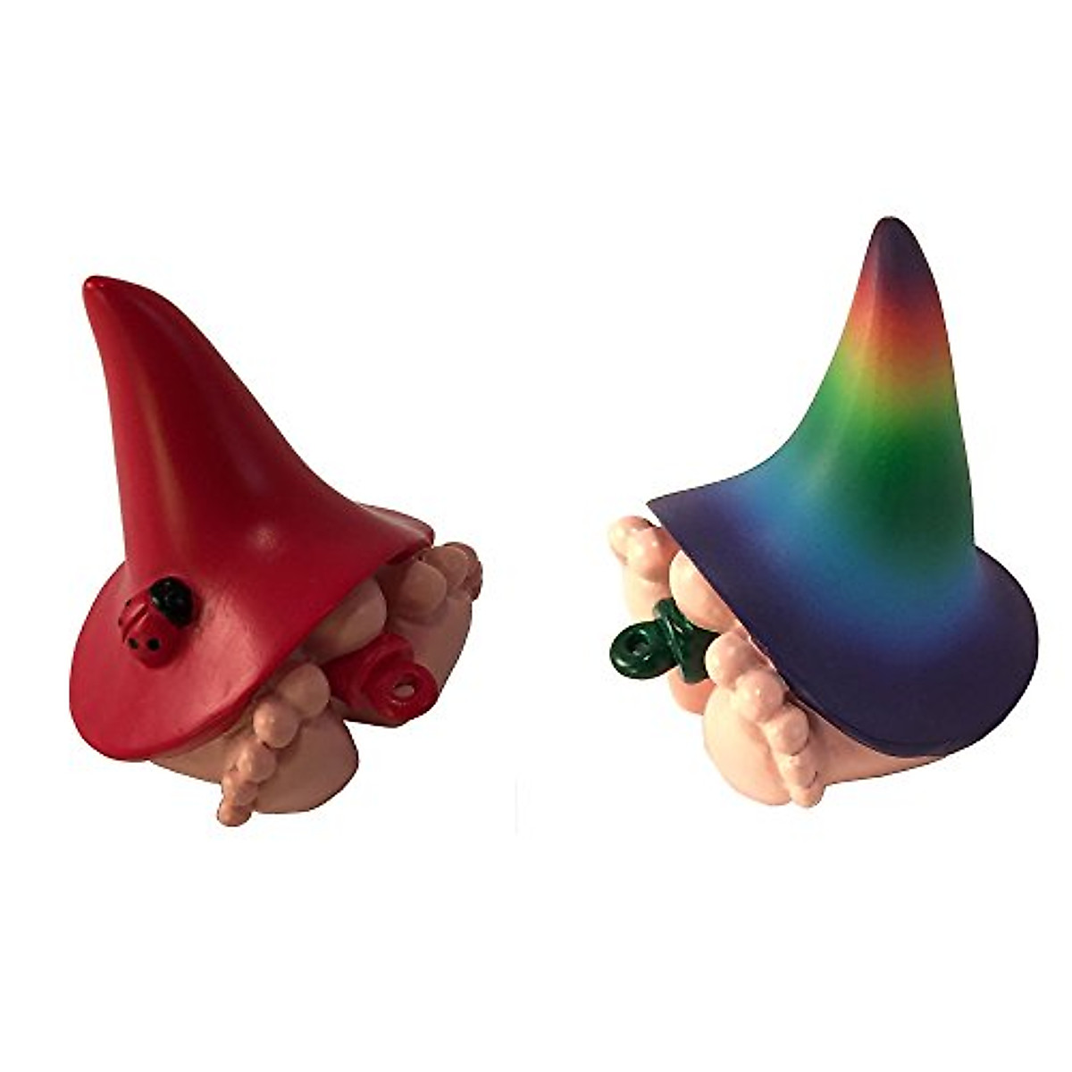 GlitZGlam Miniature Baby Gnomes 7 Pack Collection – The Adorable Baby Gnomes for The Fairy Garden That Garden Fairies Love