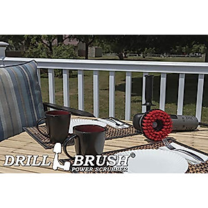 Outdoor - Cleaning Supplies - Drill Brush - Deck Brush - Granite Cleaner - Bird Bath - Outdoor Fountain - Scrub Brush - Garden Statues - Headstones