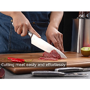 WELLSTAR Pro-Grade 3-Piece Chef Knife Set - Razor-Sharp High-Carbon Steel for Culinary Mastery at Home or Pro Kitchens