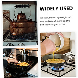 Auxiliary support for small pot grill for stovetop electric stove burner stove accessories round rack cast iron furnace rack gas range burner grate wok ring for gas stove