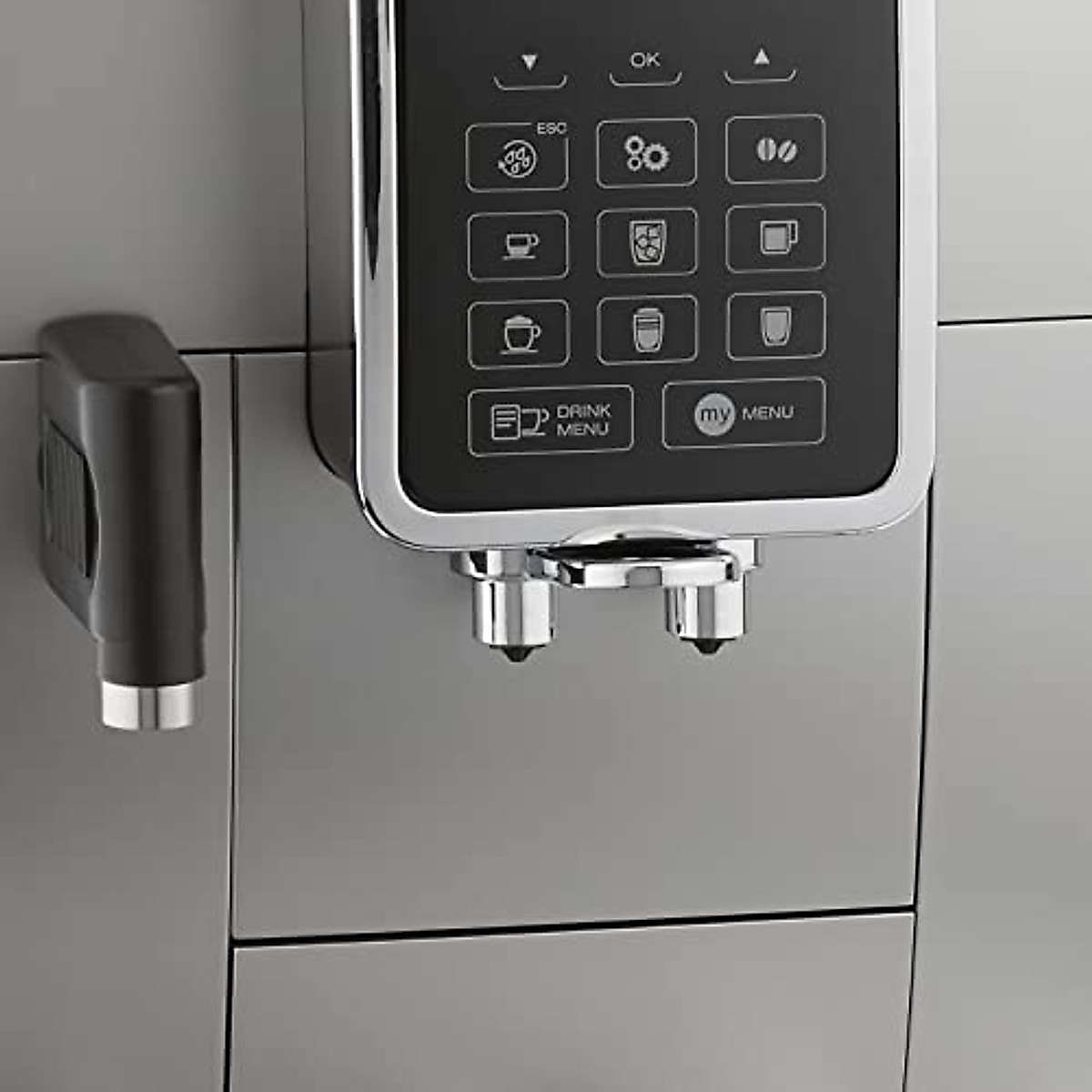 De'Longhi ECAM35075SI Dinamica with LatteCrema System and LCD Display, Silver