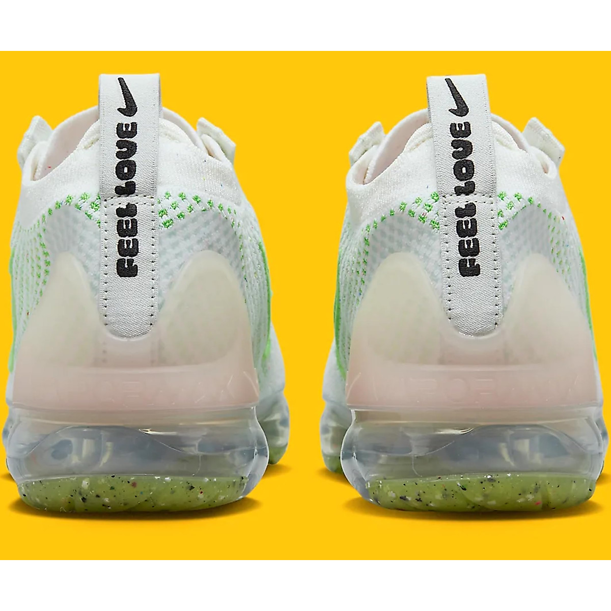 Nike Women's Air Vapormax 2021 FK Black/White-Metallic Silver (DC4112 002) - 10.5