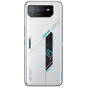 ASUS ROG Phone 6 Pro 5G 512GB 18GB RAM Factory Unlocked (GSM Only | No CDMA - not Compatible with Verizon/Sprint) Global Version - White