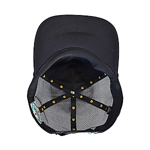 Sendero Provisions Co. Cowboy Hat Embroidered Logo Snapback Trucker Cap One Size (Black/Gold)