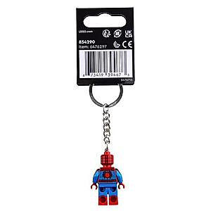 Lego Spider-Man Key Chain (854290), Small, Red