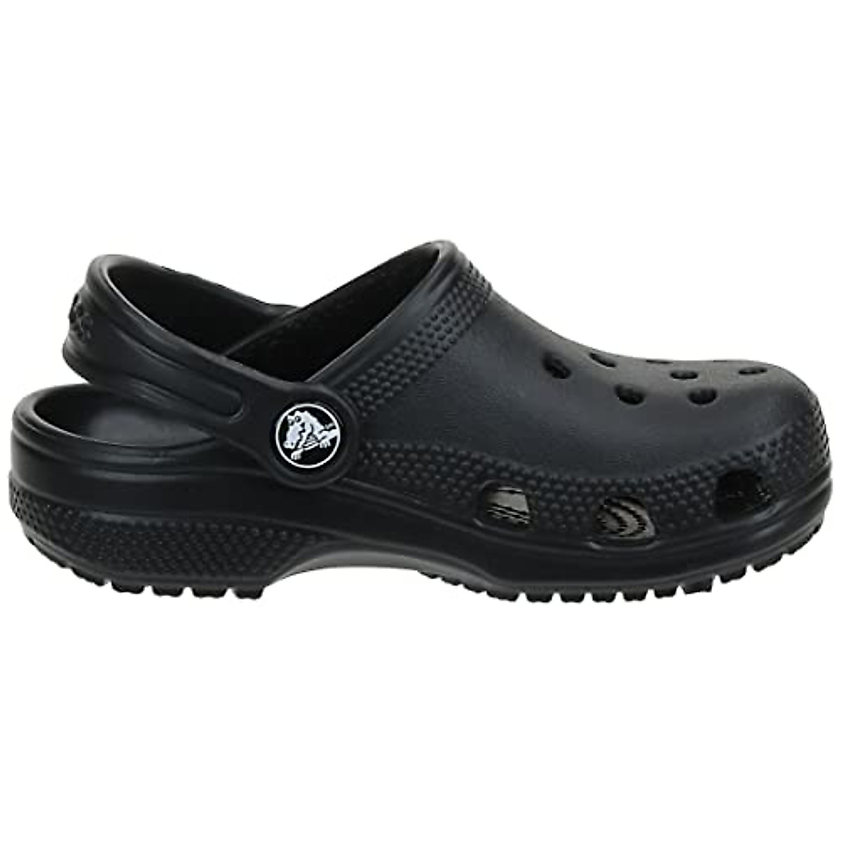 Crocs Kids' Classic Clog , Black/Black, 6 Big Kid